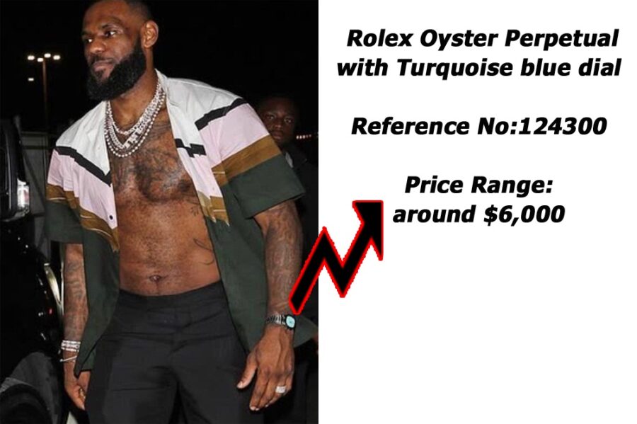 LeBron James Rolex watch collections - sportzonly